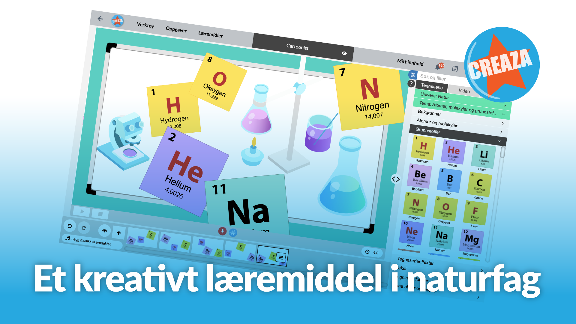 Creaza Naturfag 5–7 - Et kreativt og lekende læremiddel